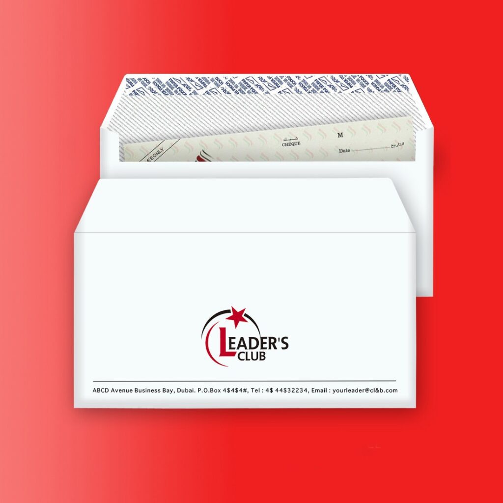 Professional Custom Printed Envelopes Dubai, UAE | Printx