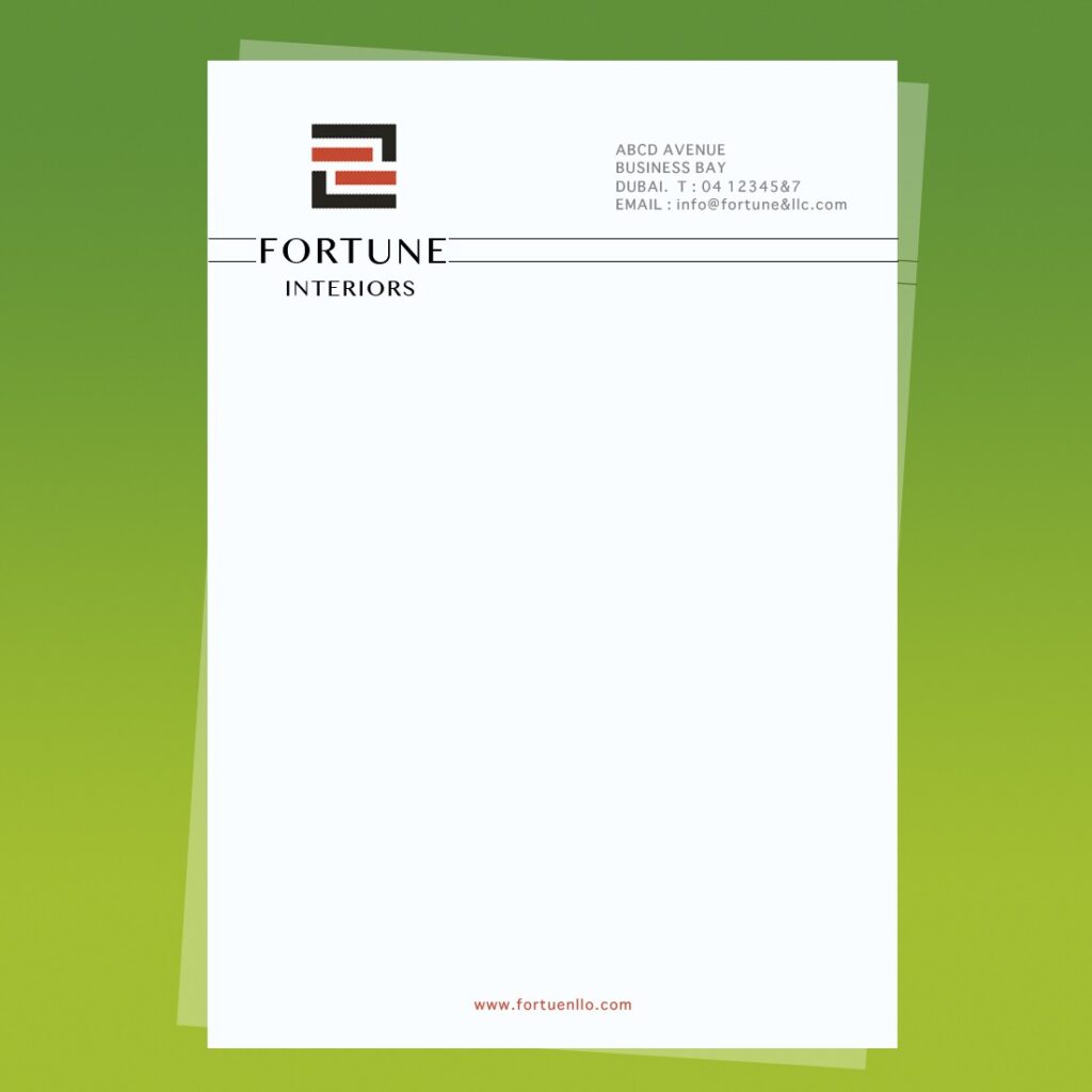 Standard Letterhead Printing | Custom Solutions | PrintX