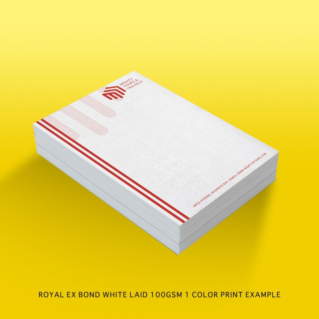 Custom Letterhead Printing In Dubai, UAE | Printx
